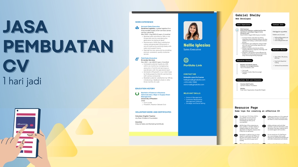 JASA PEMBUATAN CV 1 HARI JADI