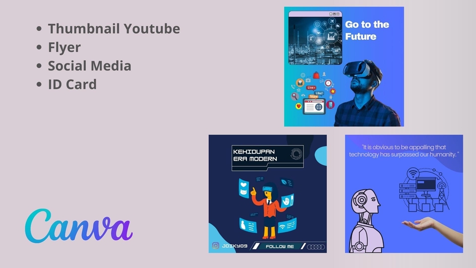 Desain Social Media, ID Card, Banner, Flyer & Poster