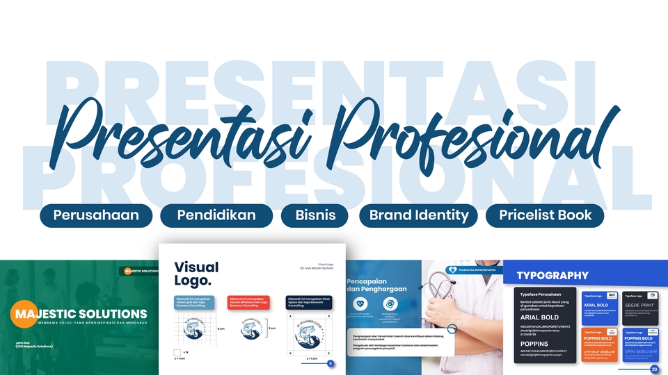 PRESENTASI PROFESIONAL | SEMINAR | BRAND IDENTITY | BEBAS KUSTOM DESAIN