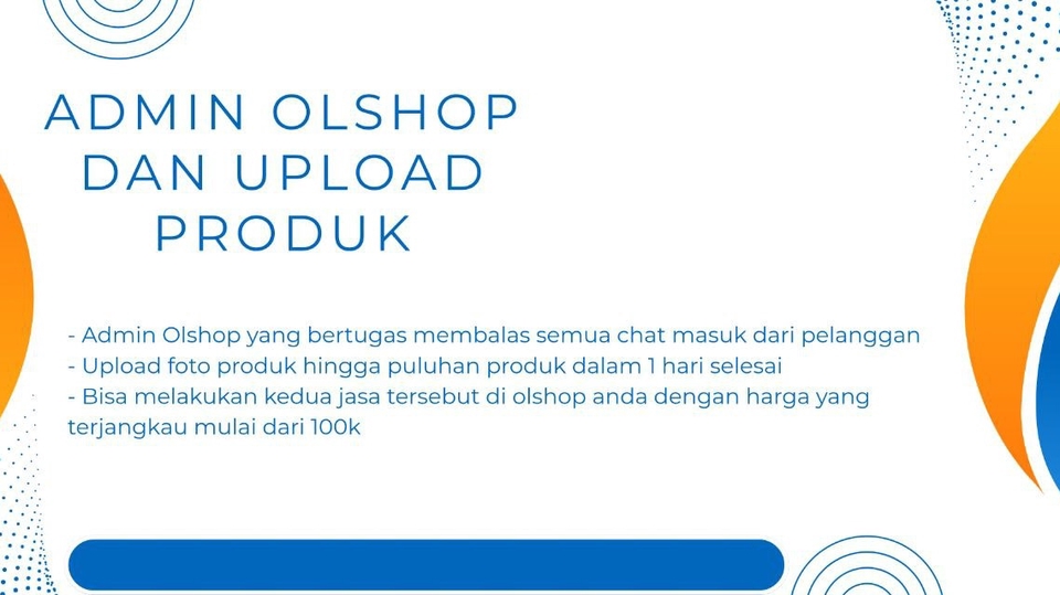 Admin Olshop Sosmed dan E-commerce